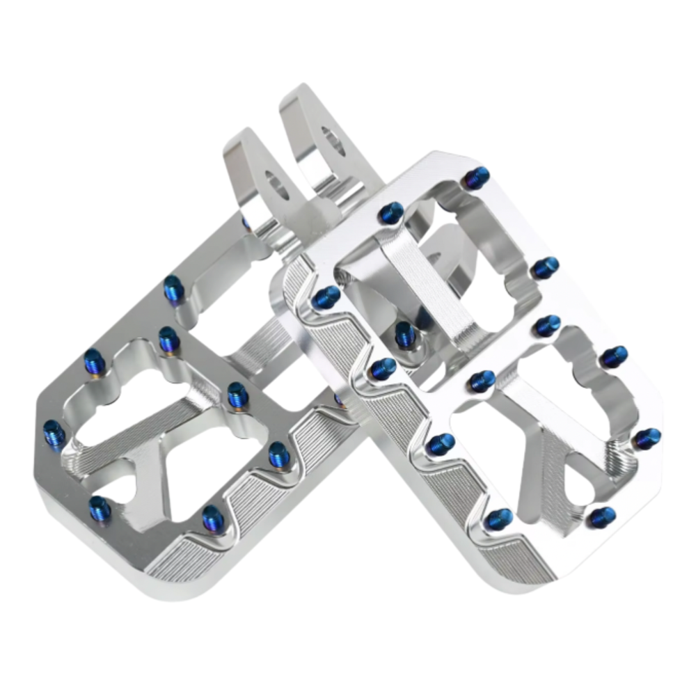 CNC Pegs Silver (LBX, Talaria, Eride) – ONX Customs